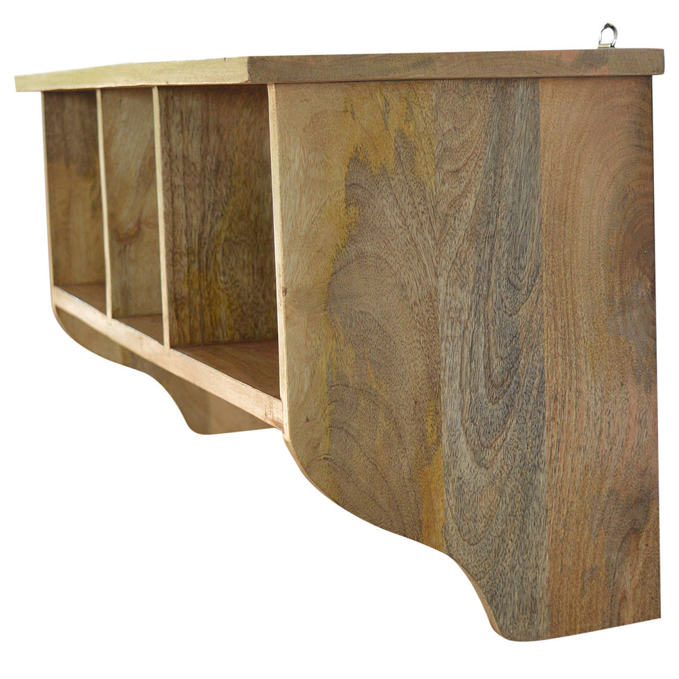 Floating Coat Rack with 3 Shelves – kneepillow.co.uk