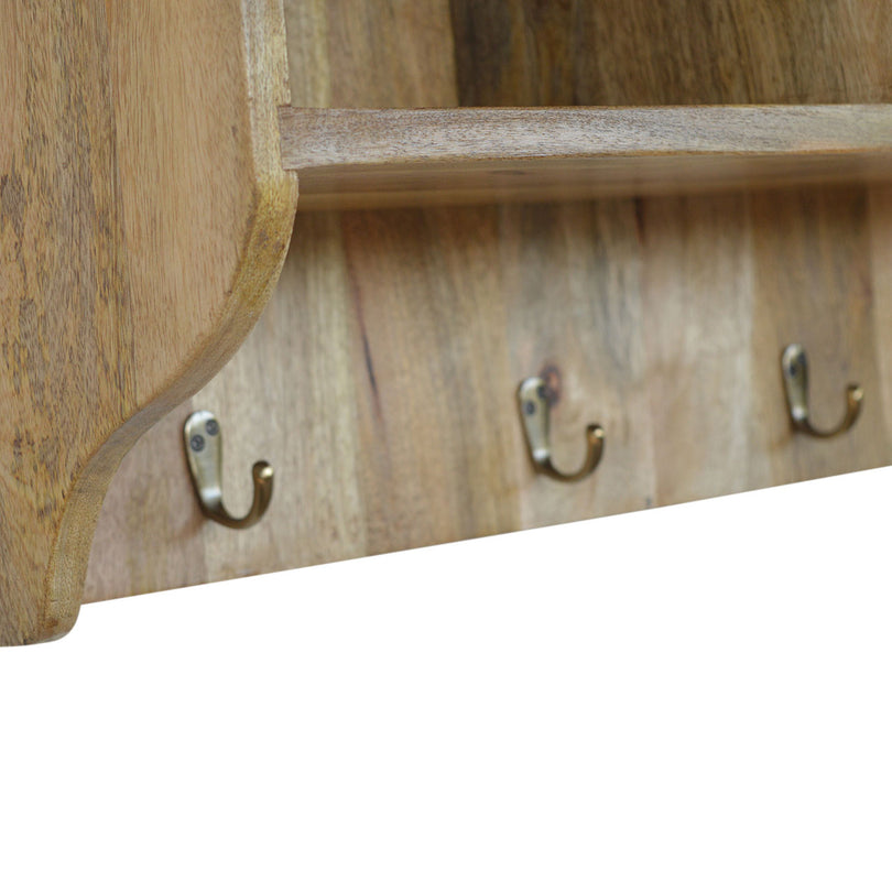 Floating Coat Rack with 3 Shelves – kneepillow.co.uk