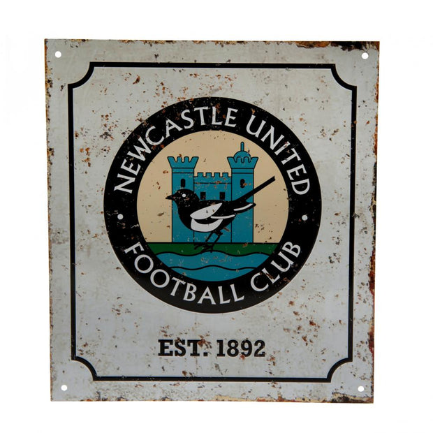 Newcastle United FC Retro Logo Sign – kneepillow.co.uk
